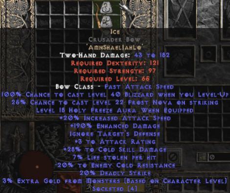Ice Runeword - D2R 2.8
